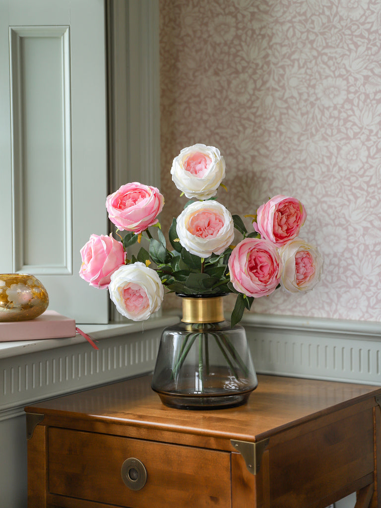 Ella | Faux Rose Arrangement – Little Buds